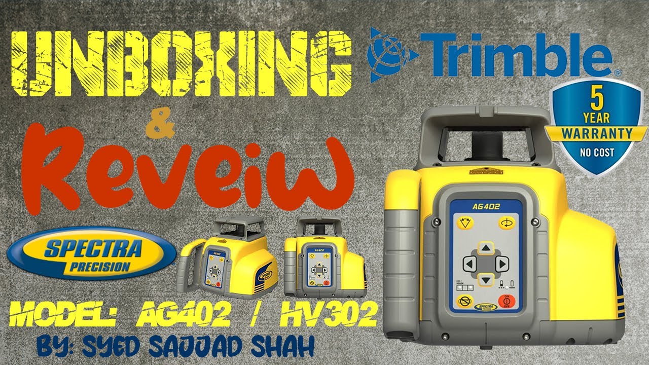 Spectra Precision Laser AG402/HV302 Overview |Trimble Laser Level|# ...