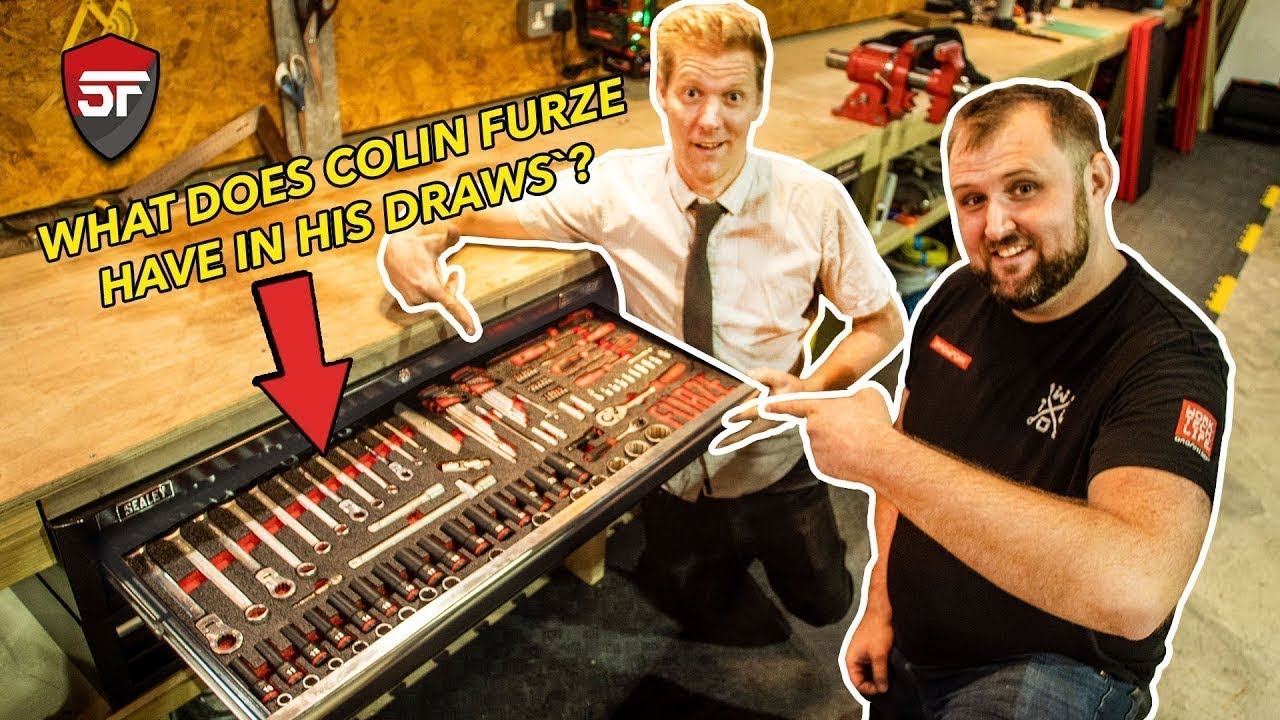 We Organised Colin Furze's NEW WORKSHOP Sealey Tool Drawers! - YouTube