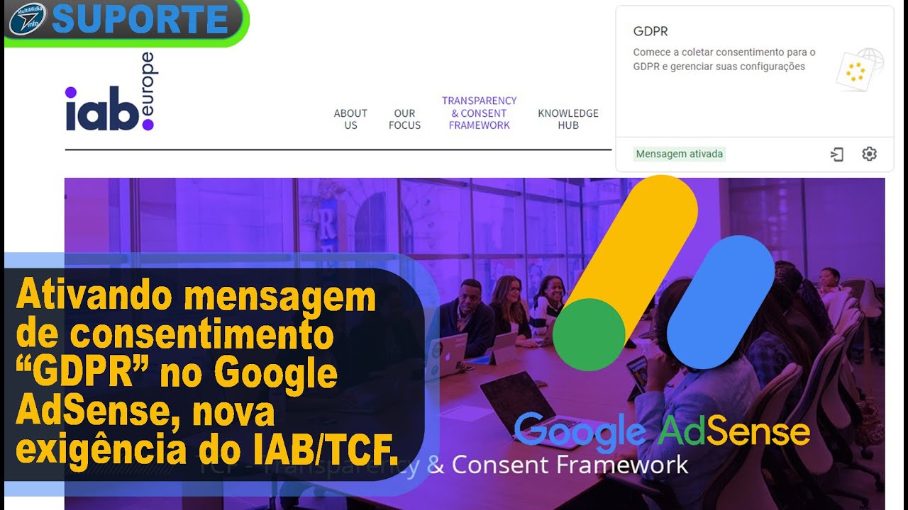 Ativando mensagem de consentimento “GDPR” no Google AdSense, nova ...