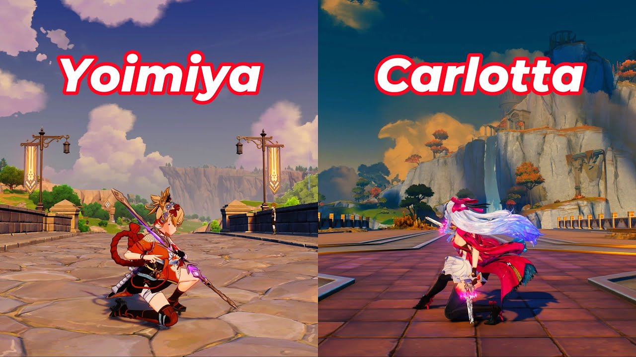 Yoimiya vs Carlotta! Full Gameplay - YouTube