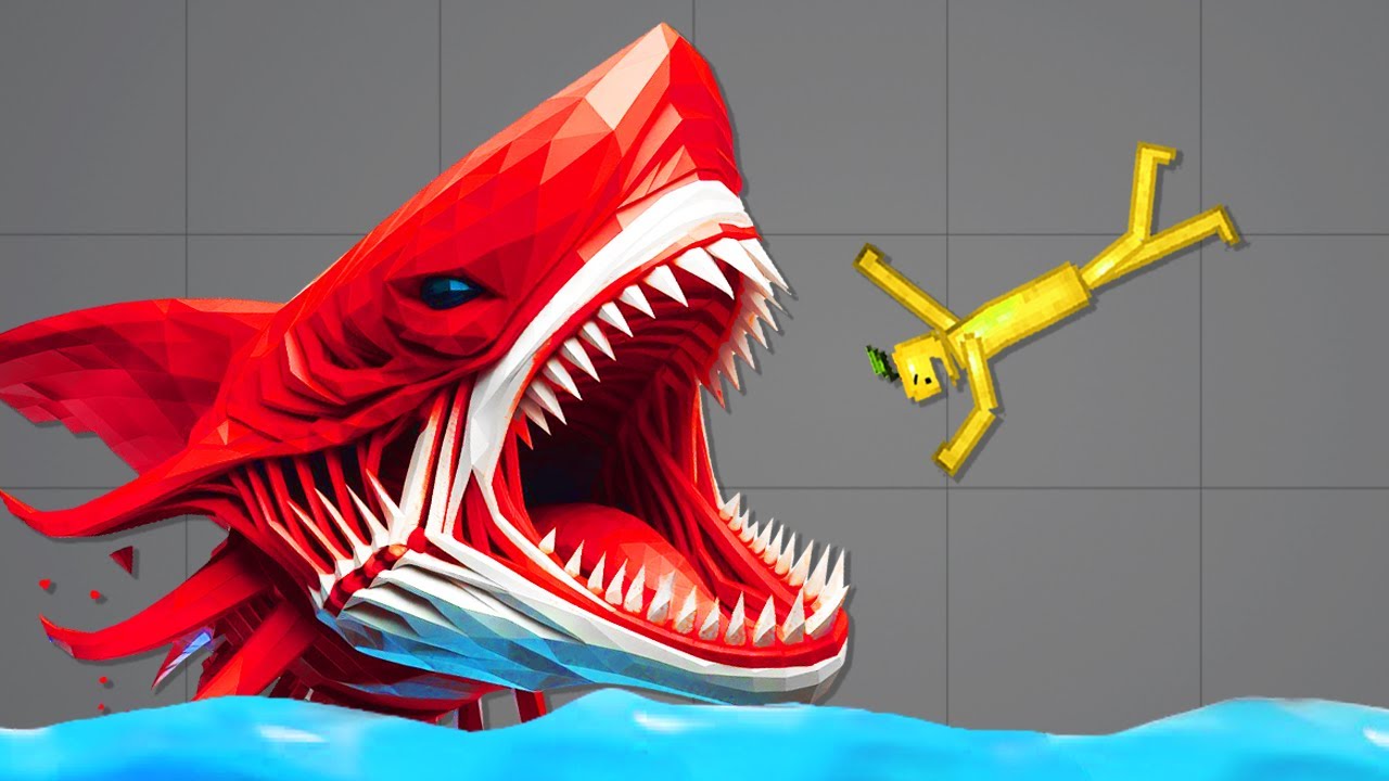 WILD Monsters EAT RAGDOLLS in Melon Sandbox Melon Playground Mod ...