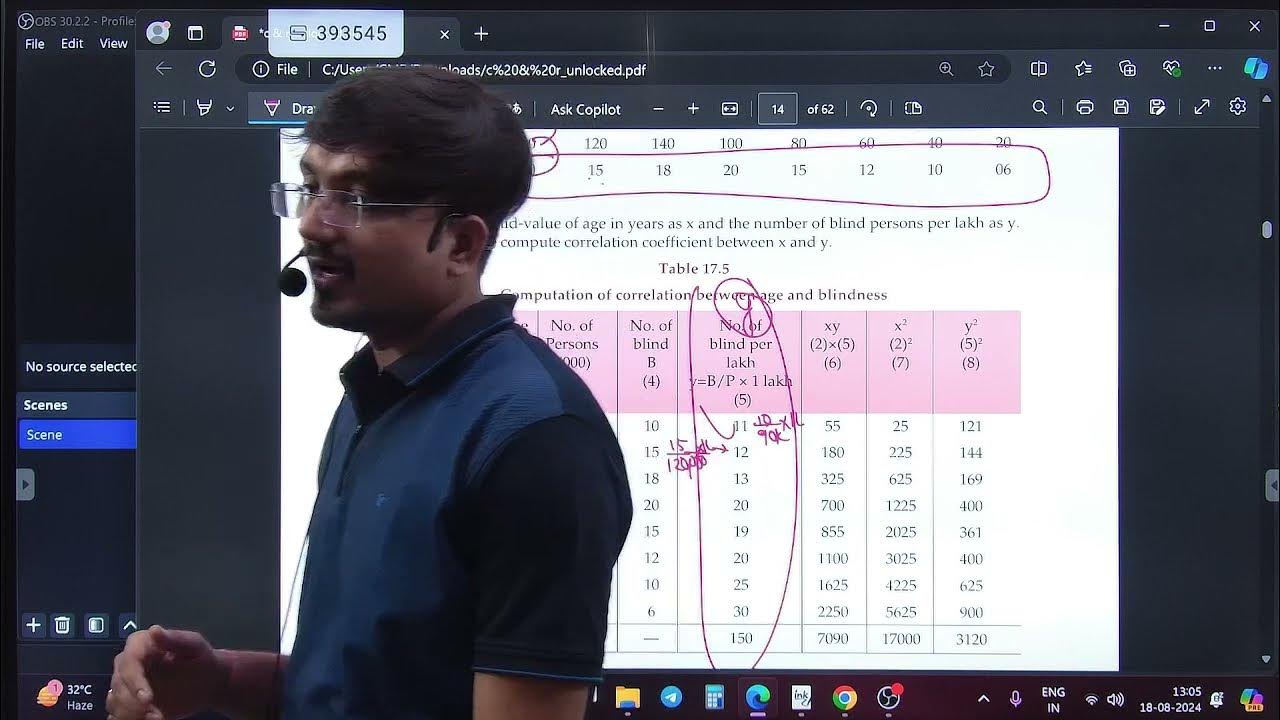Correlation & Regression in One Shot PART 2 | CA Foundation | Maths, LR & Stats - YouTube