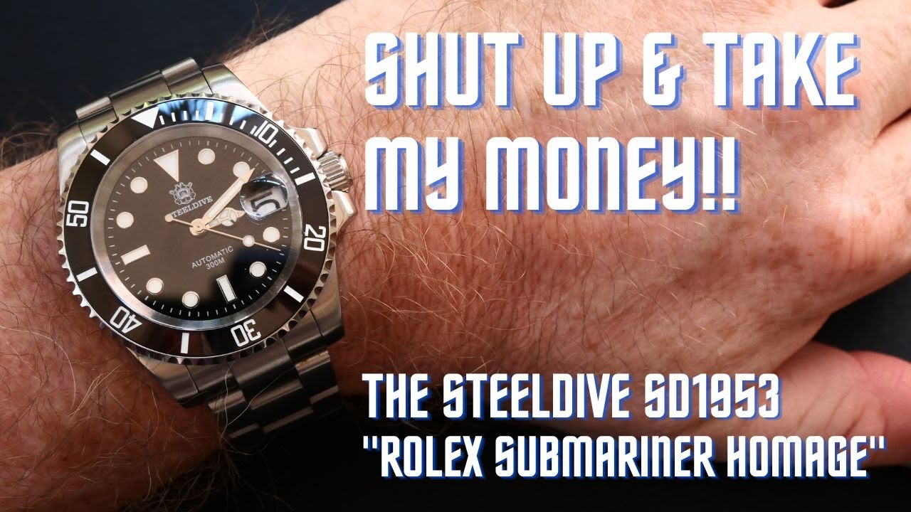 Get Ready to Spend! The Steeldive SD1953 is an incredible Rolex ...