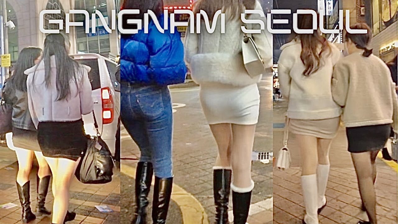 [4] Gangnam style-pretty girls Gangnam,seoul 😃 ️강남 거리,강남역,토요일 밤에 패션피플 ...