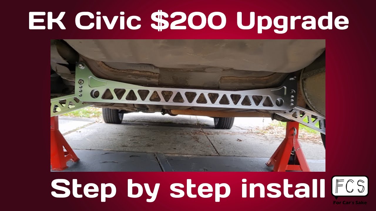 UPGRADE - EK Civic Rear Subframe and Lower Control Arm (LCA) Install ...
