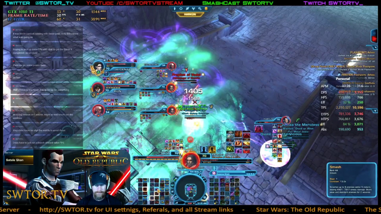SWTOR v5.8 = Satele Shan - Harkùn - Immortal - Juggernaut = by SWTOR.tv ...