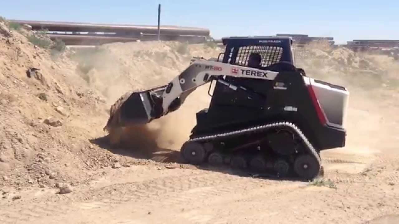 Terex PT80 Compact Track Loader - YouTube
