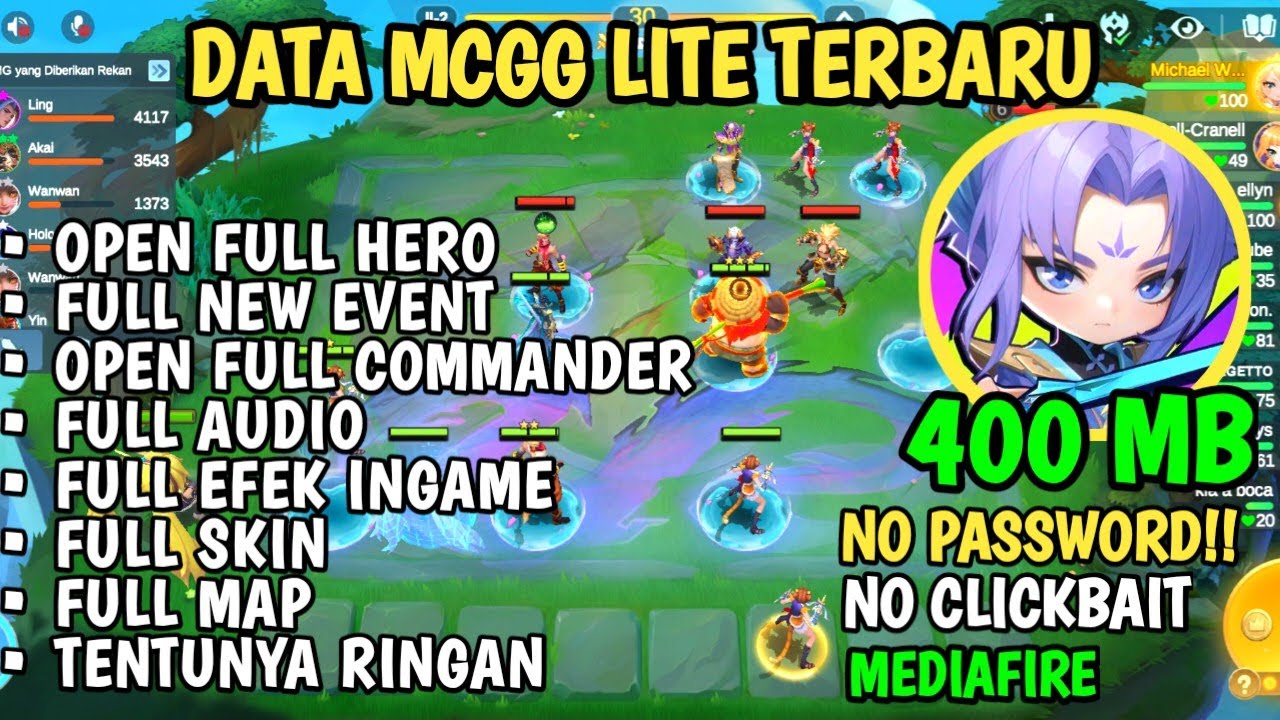 Data MCGG Lite 400MB Terbaru + Fix Jam Pasirnya | Data Magic Chess Go ...