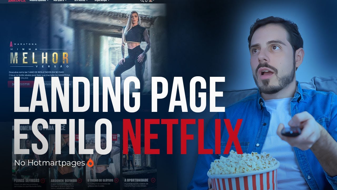 Com fazer uma página de captura no estilo Netflix | Hotmart Pages - YouTube