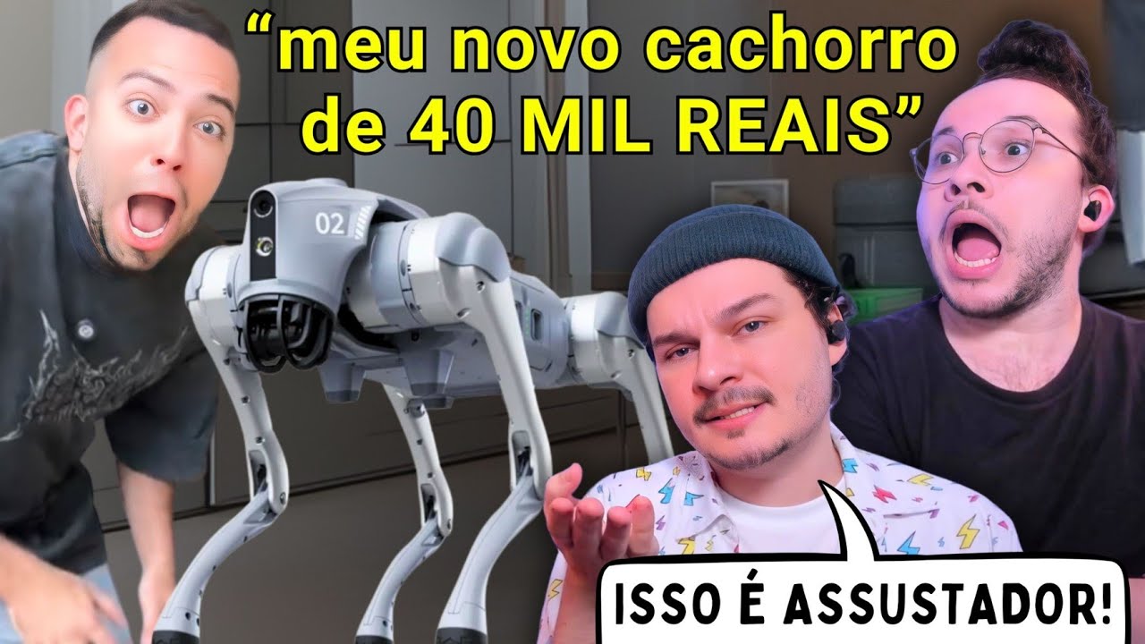 O cachorro robô de 40 MIL do Lucas Rangel que ASSUSTOU a internet! 😱 ...