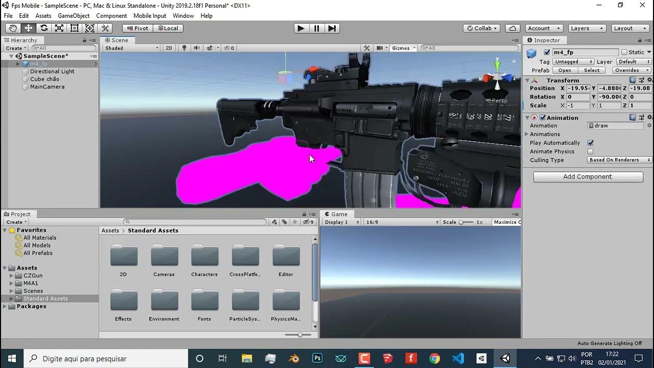 FIRST PERSON SHOOTER - COMO FAZER O SCRIPT DA GUN M4 PARA O FPS - YouTube
