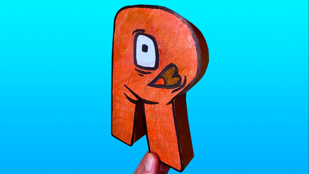 Paper Craft | SPANISH Alphabet Lore R | Adrian`s Alphabet Lore - YouTube