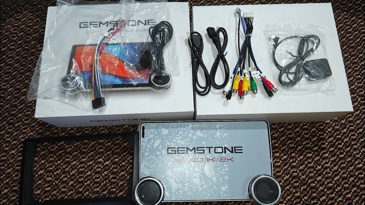 Gemstone Android player 10 inch screen unboxing review Universal fitting car SUV QLD 4K 2025 ...