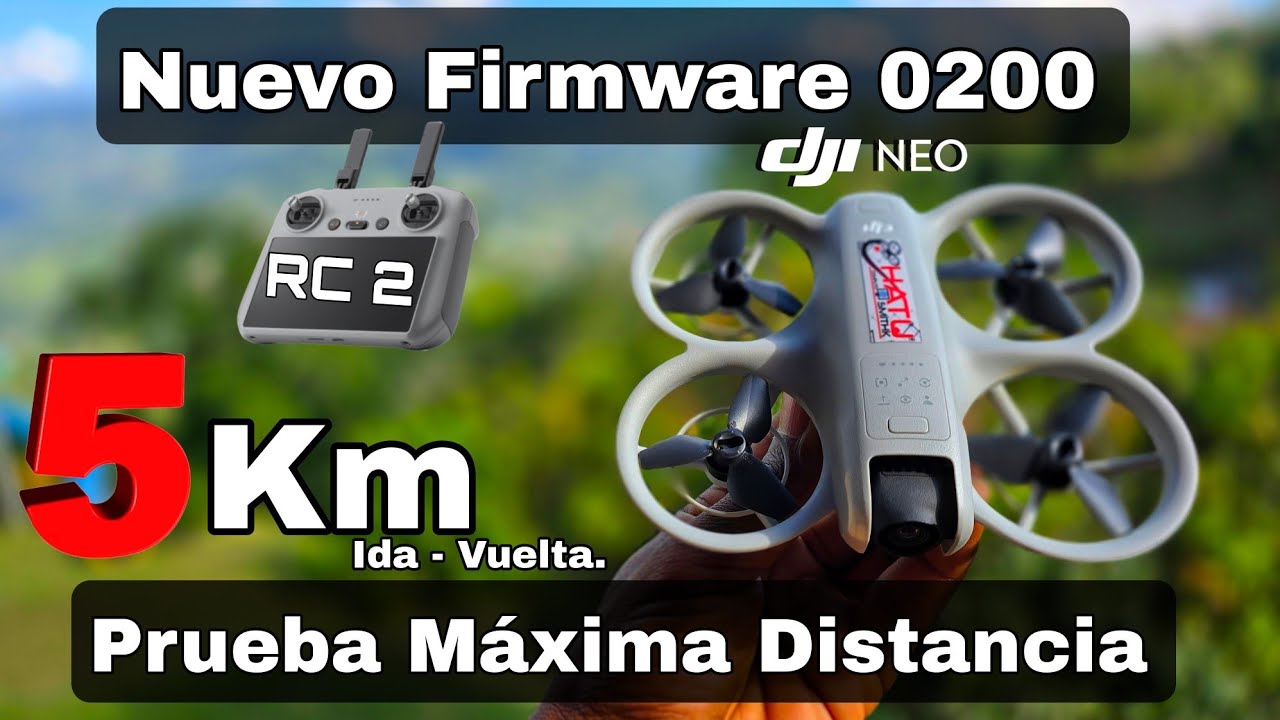 DJI NEO Prueba Máxima Distancia con DJI RC 2 en Montaña - YouTube