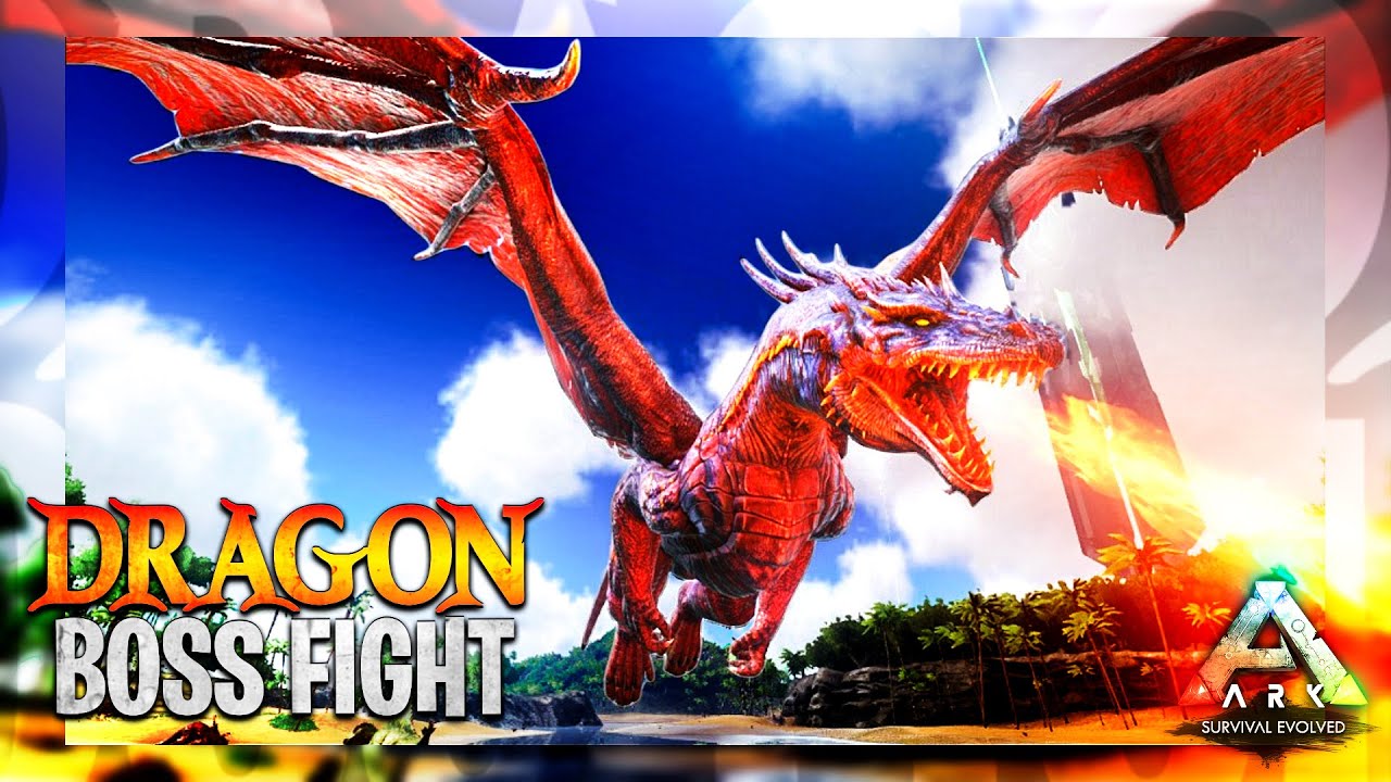 3rd BOSS FIGHT DRAGON BOSS ARK SURVIVAL EVOLVED DAY 15 |ROAD TO 500 ...