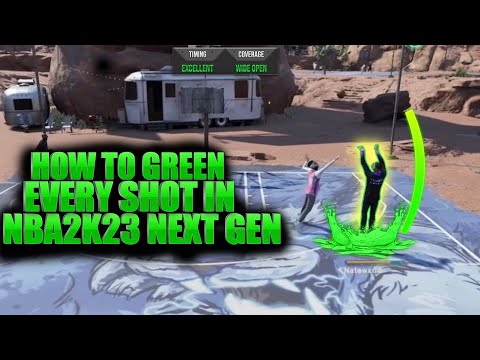 HOW TO GREEN EVERY SHOT IN NBA 2K23 - YouTube