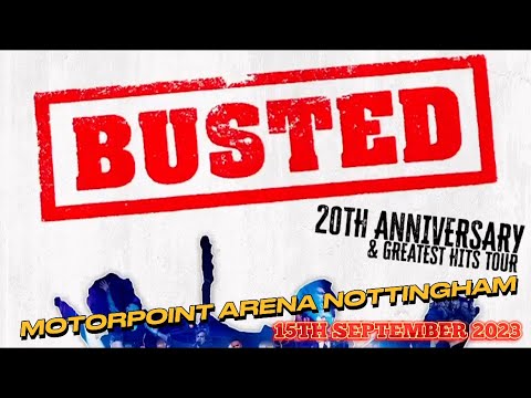 Busted Live Nottingham Motorpoint Arena 15/09/2023 “Air Hostess “Mmmbop ...