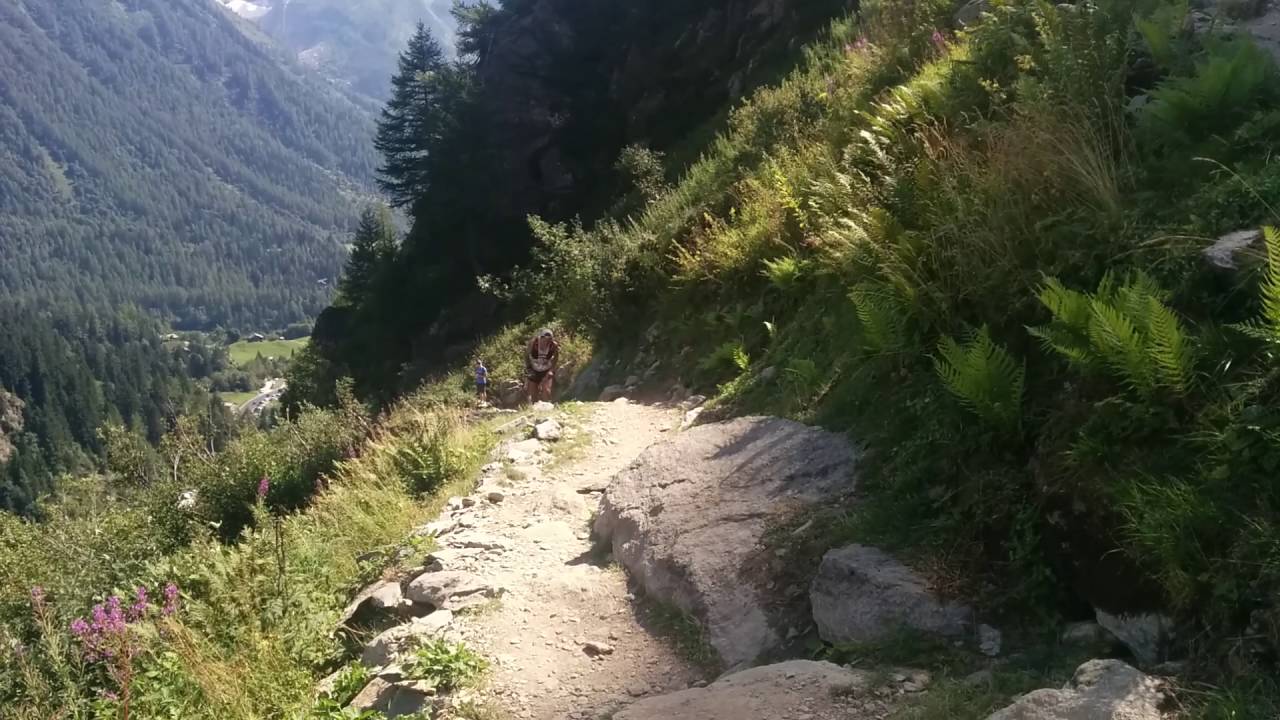 UTMB 2016 Zach Miller Col des montets - YouTube