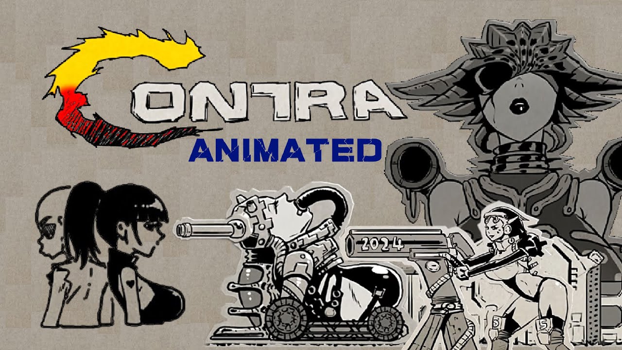 CONTRA ANIMATED (PC,FANGAME) LONGPLAY - YouTube