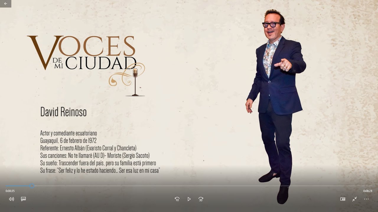 “VOCES DE MI CIUDAD” con David Reinoso - YouTube