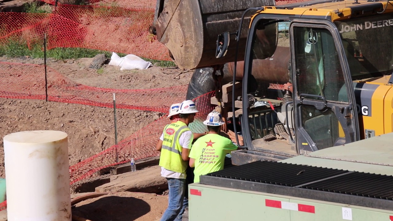 Pigging operation in West Virginia - YouTube