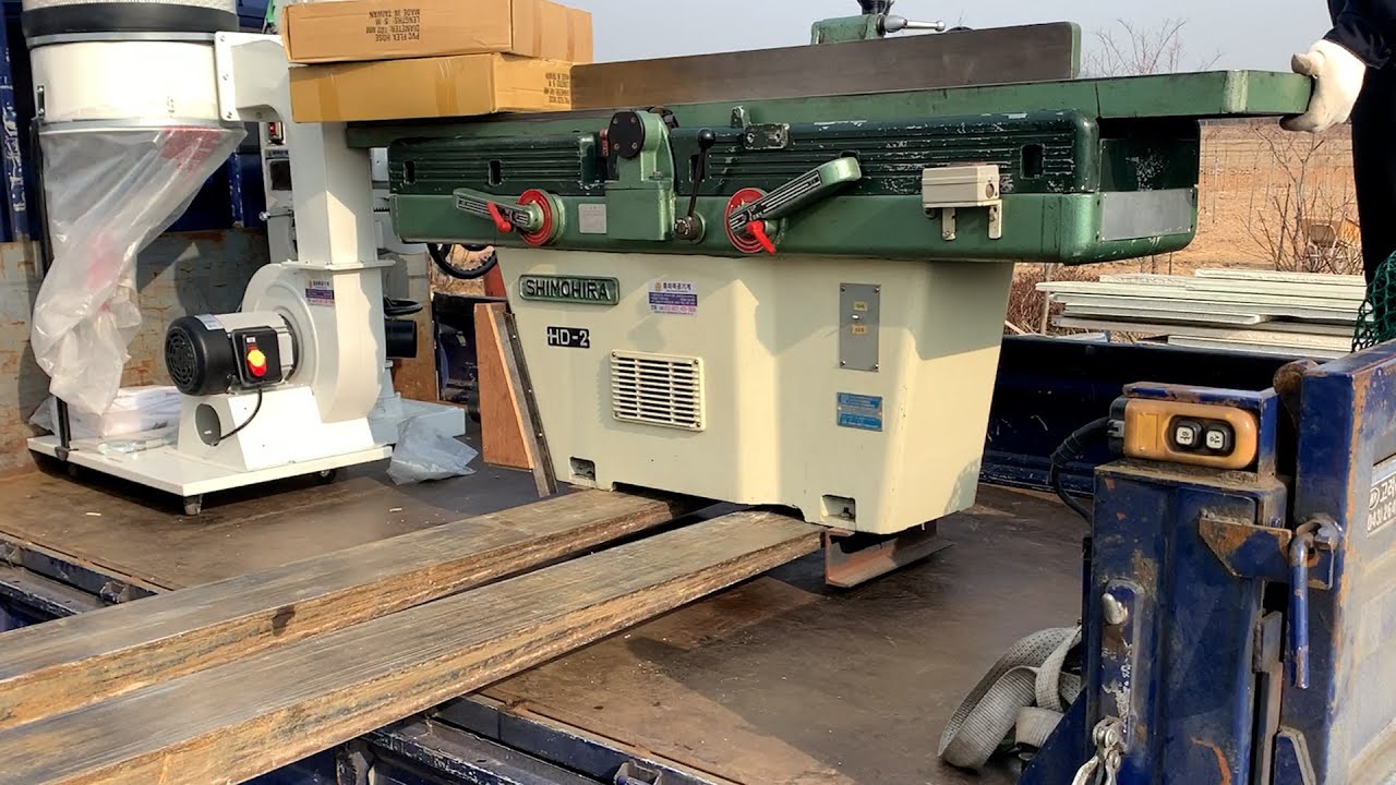 My First Jointer / Old Japanese Used Planer SHIMOHIRA HD2 / Woodworking ...