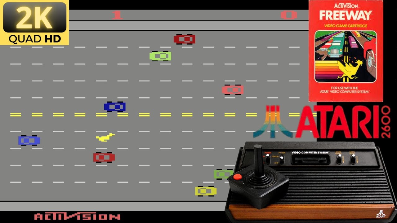 FREEWAY | Um Jogo Simples que Fez Sucesso - ATARI 2600#8 - YouTube