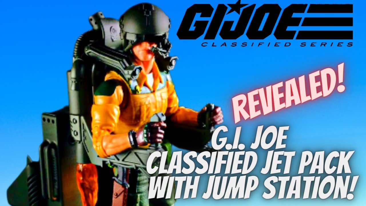G.I. Joe Classified Jet Pack with Jump Station Revealed!! - YouTube