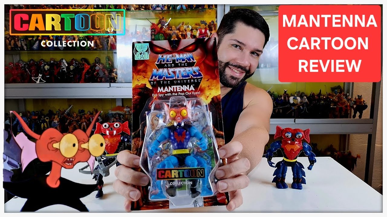 MANTENNA CARTOON COLLECTION ACTION FIGURE REVIEW! MASTERS OF THE ...