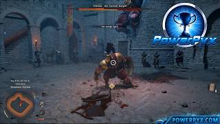 Crimson Desert Fortain The Cursed Knight Boss Fight Elite Enemy Mechanics