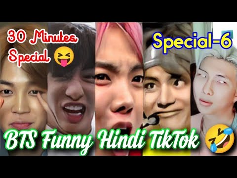 BTS Funny Tik Tok In Hindi 🤣 // BTS Funny Hindi Dubbing TikTok Compilation 😆😅 (Special-6)