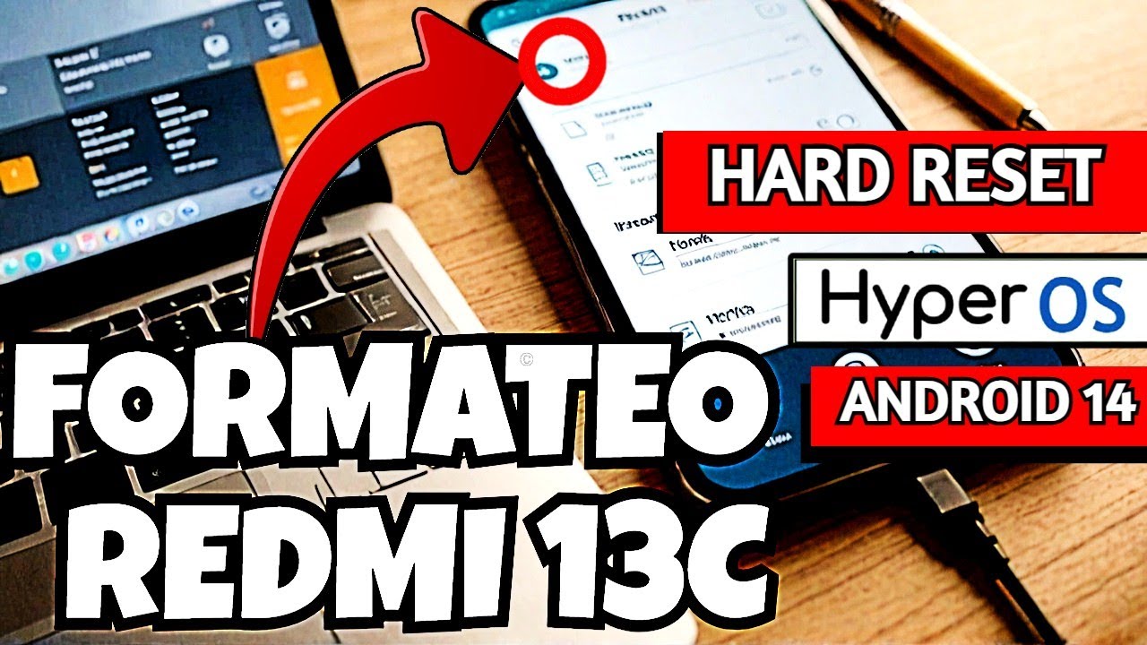 Como Formateo el Redmi 13C android 14 / 2024 / Hard Reset - YouTube