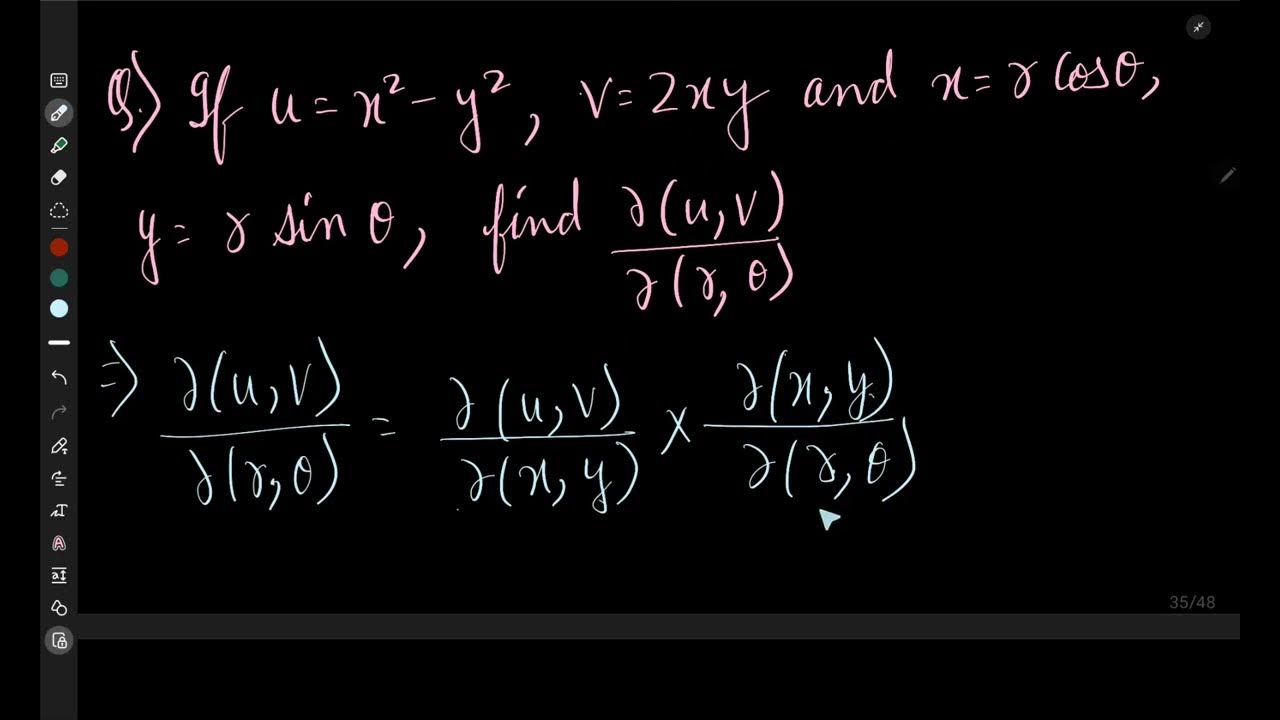 JACOBIAN'S Theorem | L-20 | engineering mathematics | Partial Differentiation - YouTube