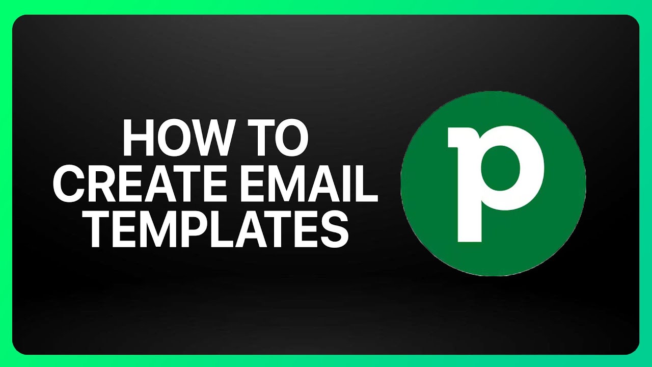 How To Create Email Templates In Pipedrive Tutorial - YouTube