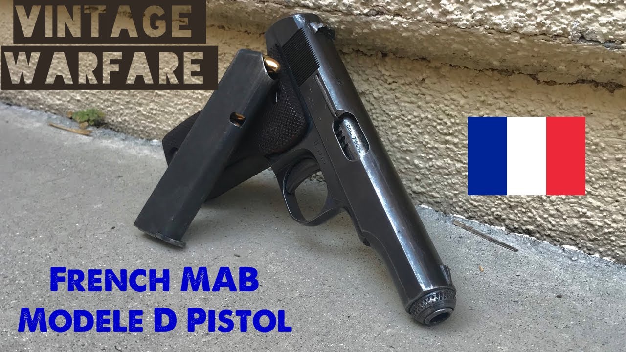 The MAB Modele D Pistol - YouTube