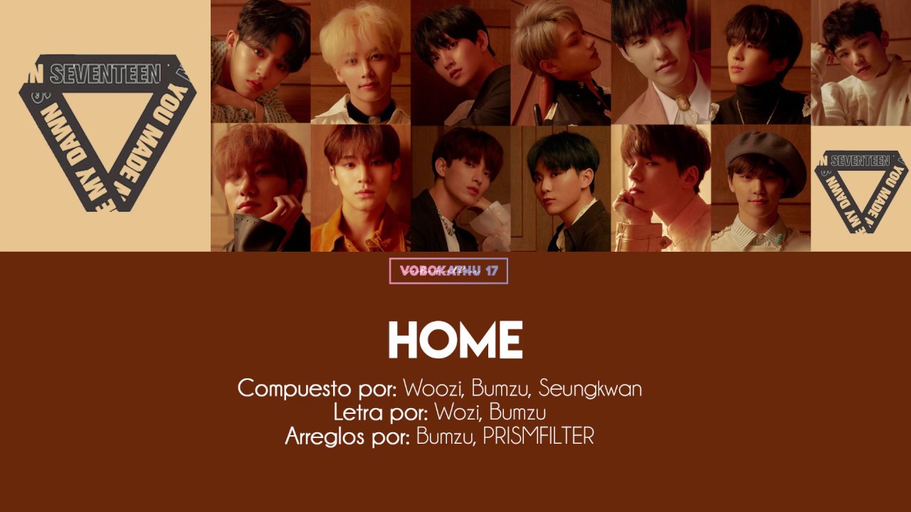 [Sub. Español] SEVENTEEN(세븐틴) - Home [Color code] - YouTube