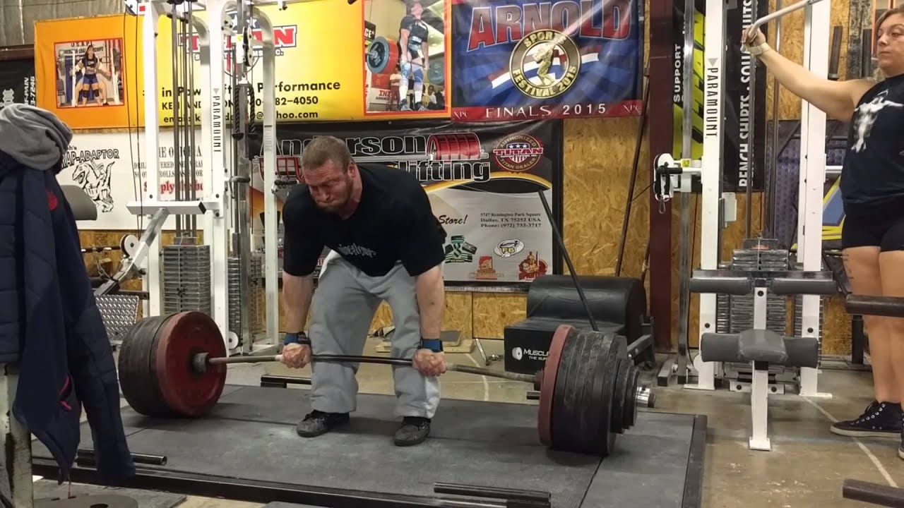 Matt Disbrow - 755lb deadlift - YouTube