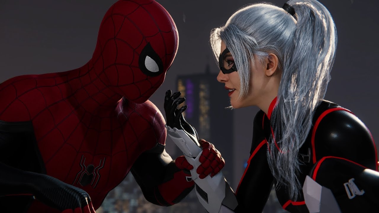 Spider-Man(Far From Home Suit) and Black Cat(Red & Black Suit Mod ...