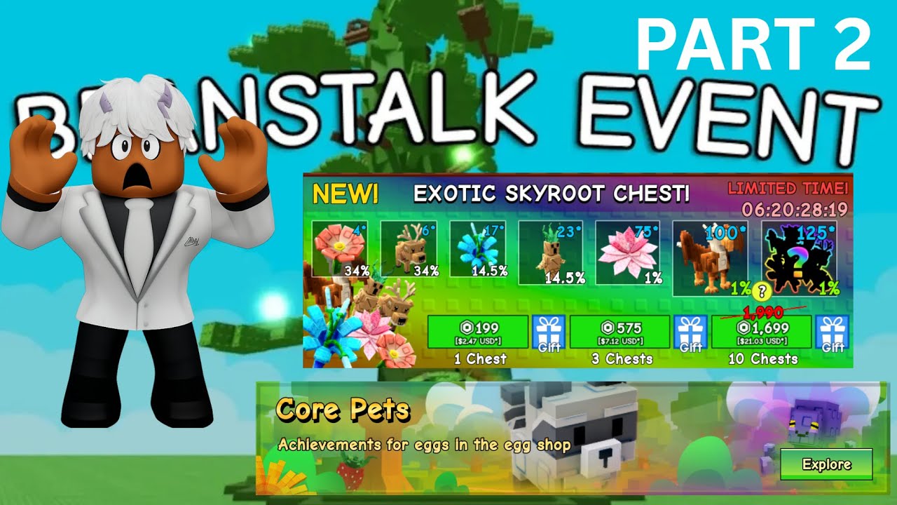 THE NEW BEANSTALK PART 2 UPDATE IS FINALLY HERE in GROW A GARDEN ...