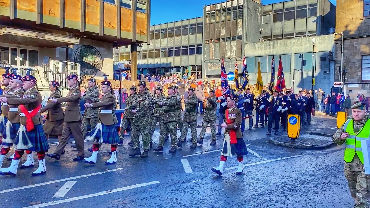 Remembrance Sunday 2023 Stirling, Scotland | Parade & Service at ...