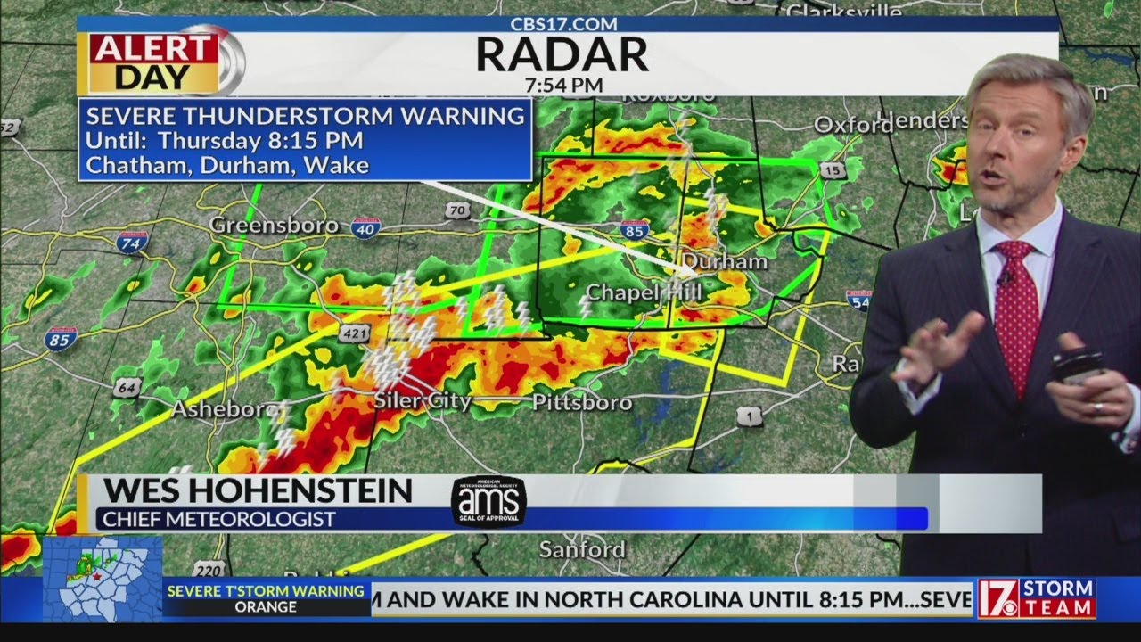 60 mph winds possible as severe thunderstorms sweep through Durham ...