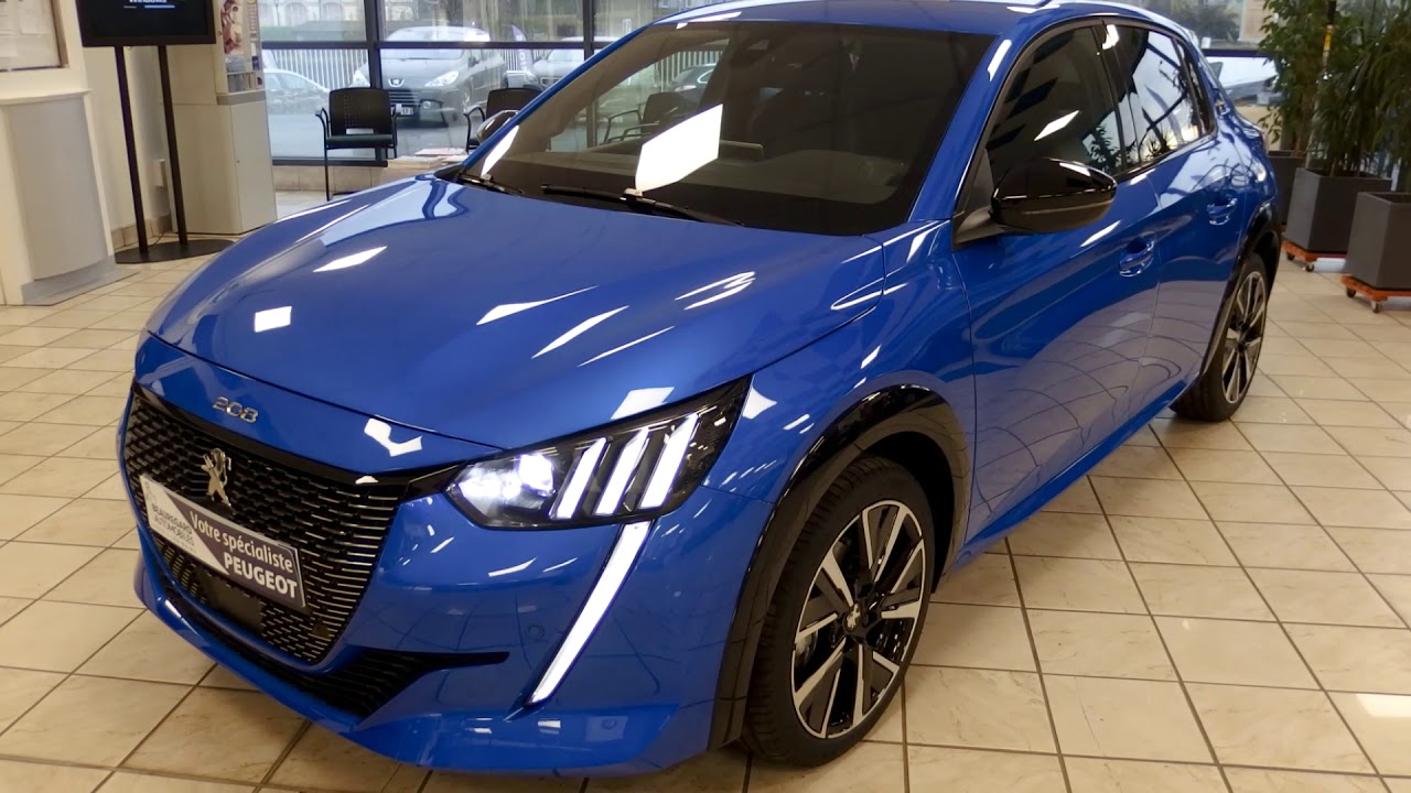 NOUVELLE 208 GT LINE BLEU VERTIGO BEAUREGARD AUTOMOBILES 70300 LUXEUIL ...