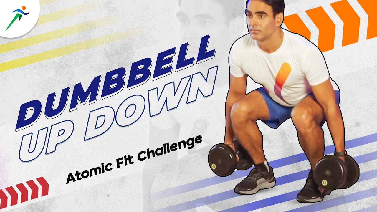 Dumbbell Up Down Exercise | Atomic Fit Challenge | Fitistan - Ek Fit Bharat - YouTube