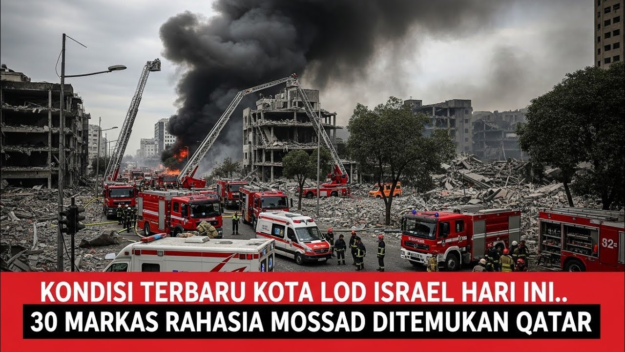 KONDISI TERBARU KOTA LOD ISRAEL HARI INI‼️MARKAS RAHASIA DITEMUKAN ...