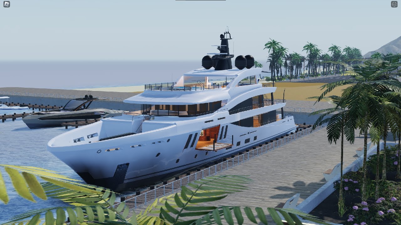 Roblox mega yacht - YouTube