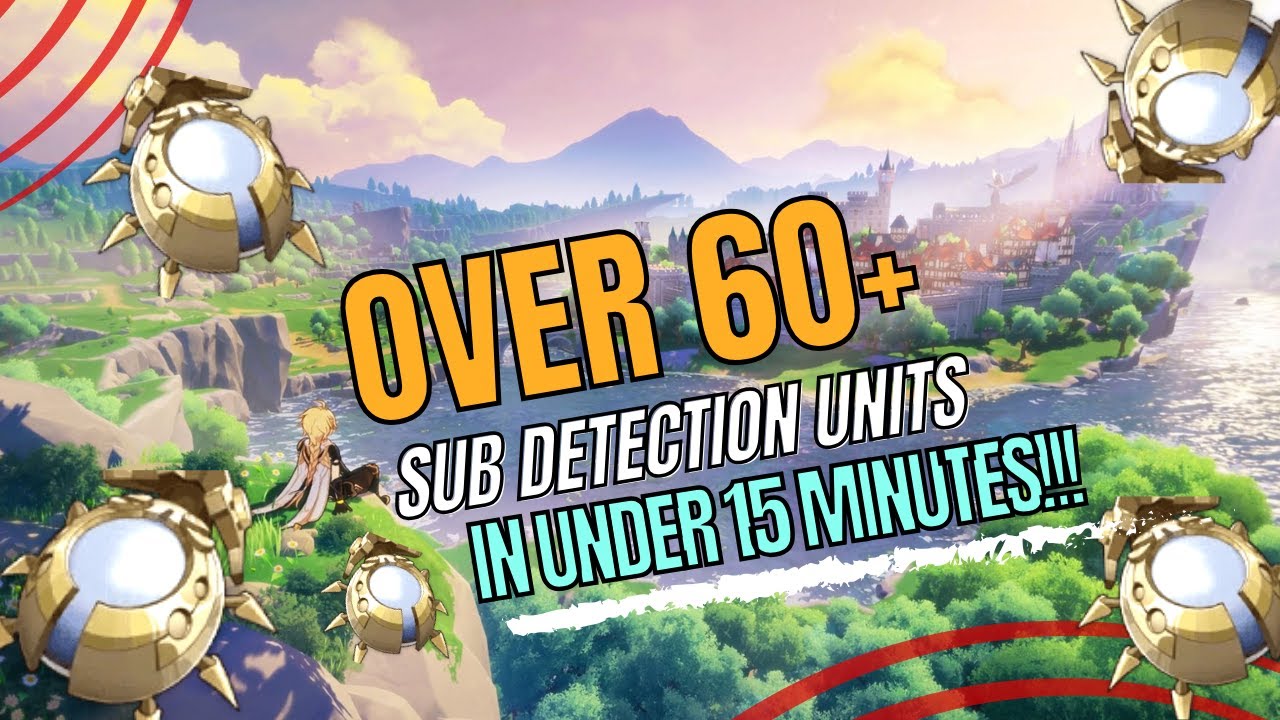Sub-Detection Unit FARM ROUTE! | Genshin impact 4.1 - YouTube