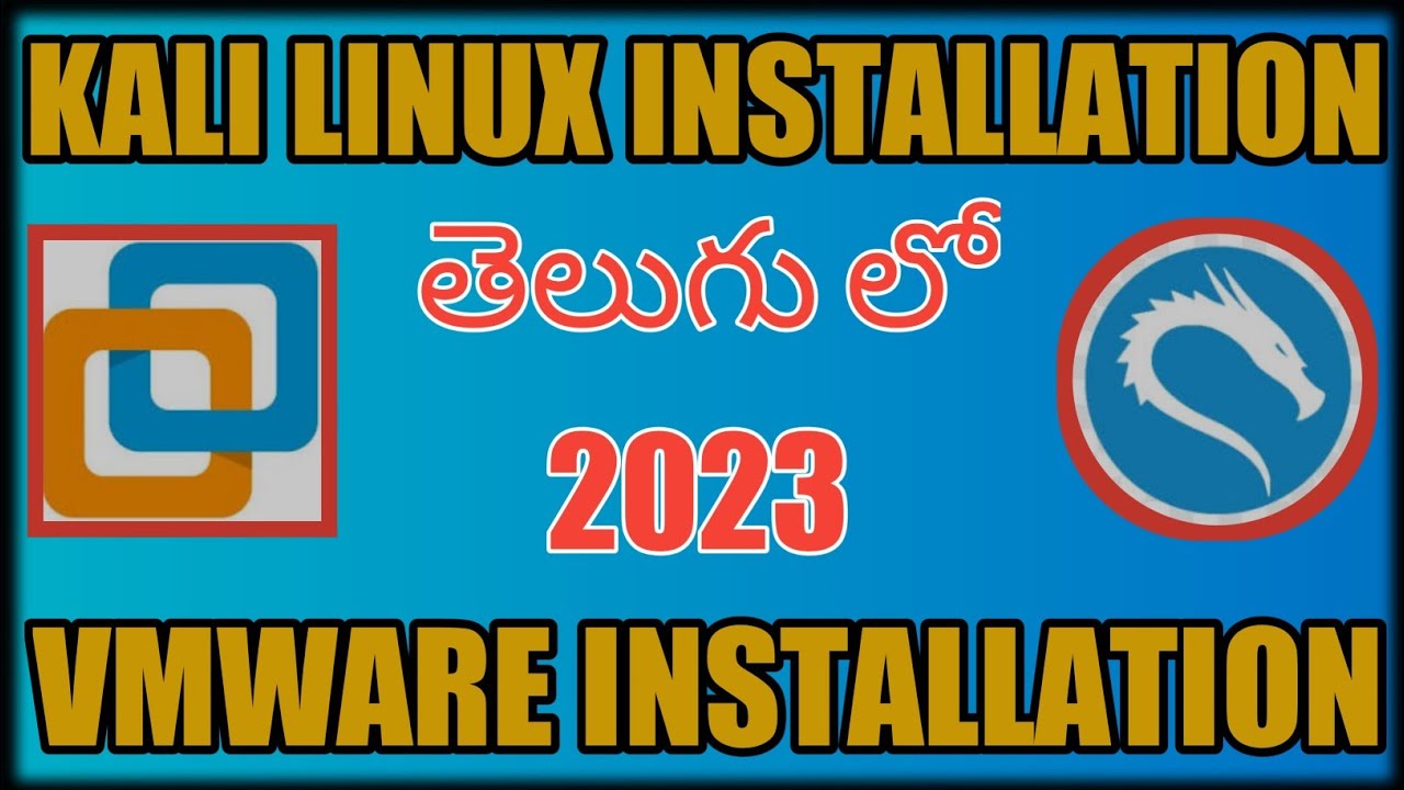 How to install kalilinux explanation in telugu 2023 / Kali Linux installation తెలుగులో 2023 ...
