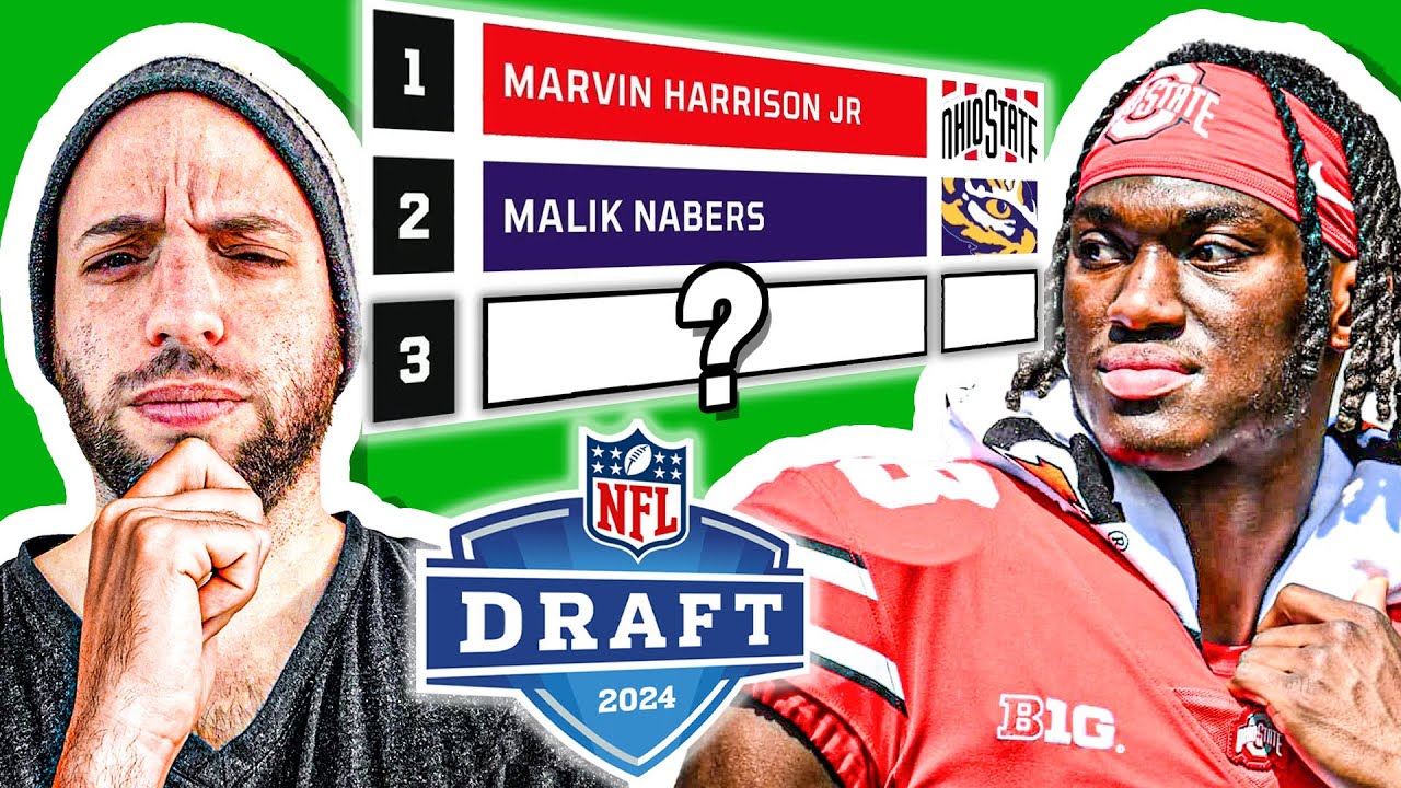 2024 NFL Draft: Ranking the Top 17 WRs - YouTube