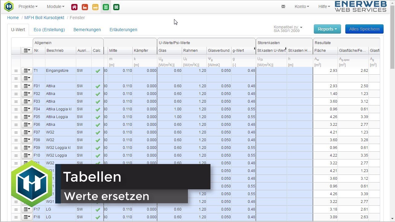 Werte (er)setzen in Tabellen - YouTube