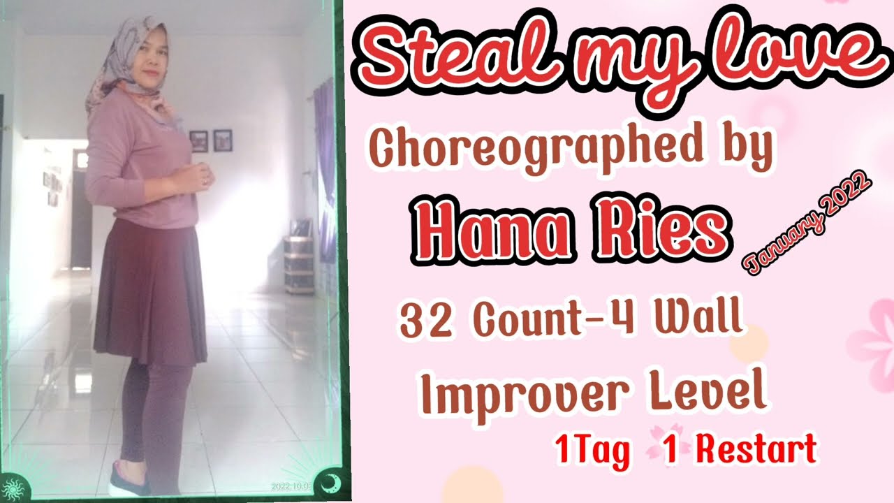 STEAL MY LOVE // LINE DANCE // Improver Level // Chor. Hana Ries ...
